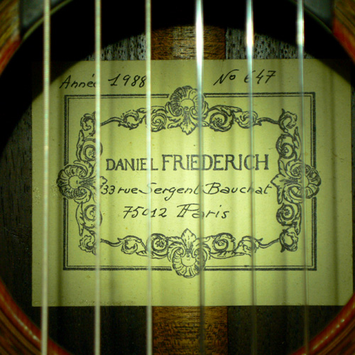 Daniel Friederich - Gitarrenbauer - Luthier - Die Zupfgeige - Gitarren und Werkstatt ...